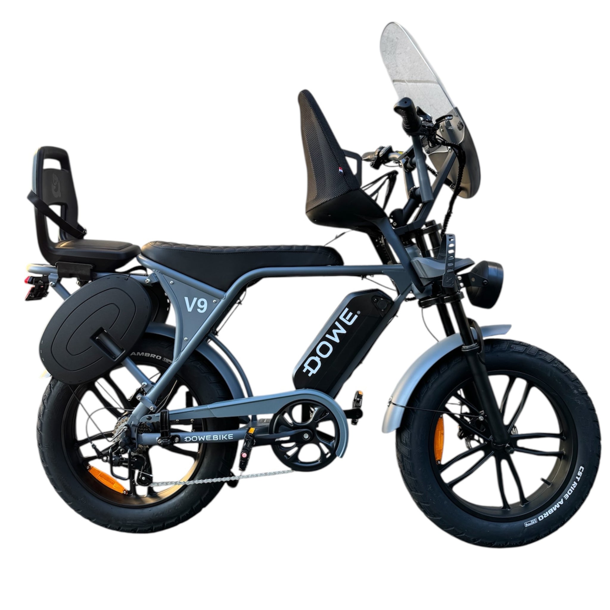 Elektrische Fatbike 250W Dowe V9 Family | Maximaal Uitgerust